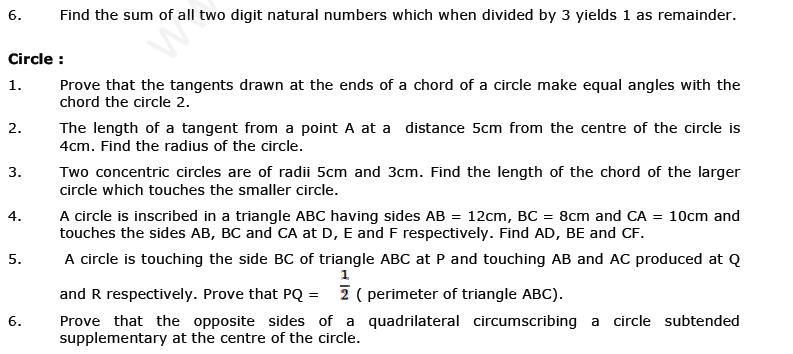CBSE Class 10 Mathematics Question Bank Set B CBSE Class 10 Mathematics Question Bank Set B